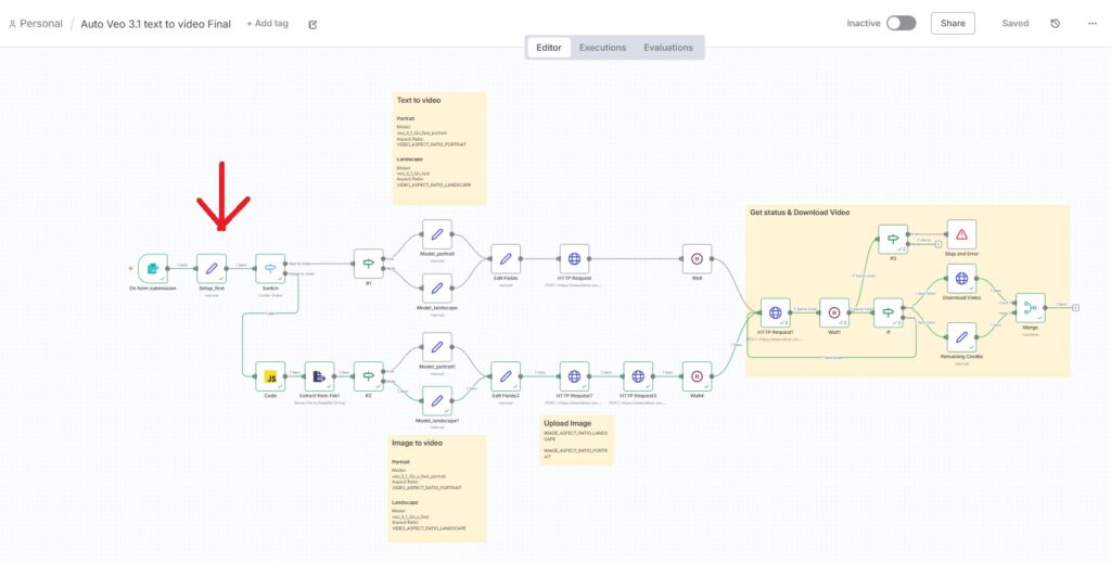 Quy trình tự động tạo video từ Prompt (văn bản) bằng N8N và Google VEO3 ...