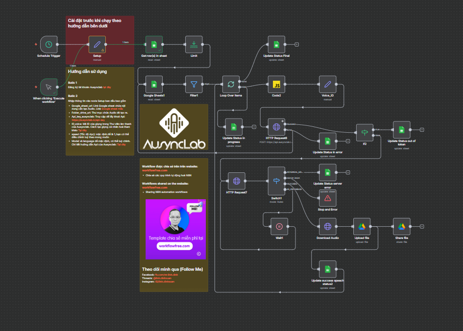 Tự động tạo giọng đọc theo danh sách (Text to Speech) với Ausynclab ...